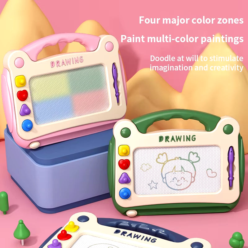 Children Magnetic Drawing Board Wordpad Baby Color Graffiti Board Art ...